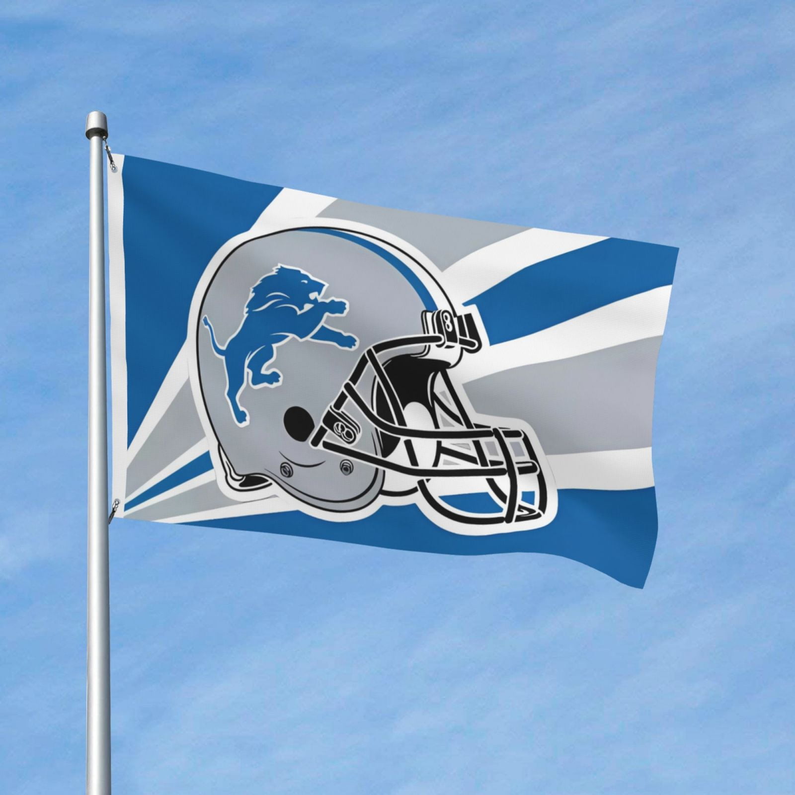 Detroit Team Double Sided Flag 3x5ft Match Support Flag American ...