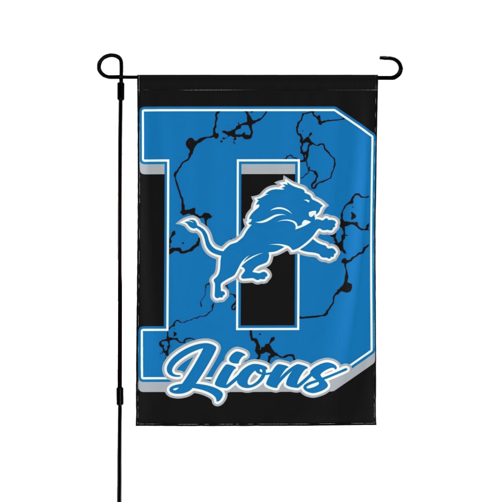 Detroit Team Garden Flag Indoor and Outdoor Decorative Double Sided ...