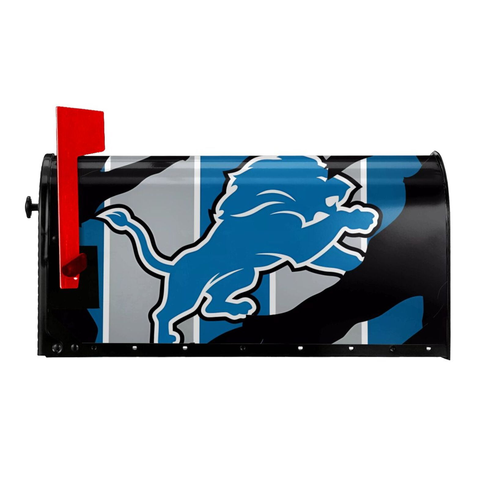 Detroit Team Pattern Magnetic Mailbox Cover, Waterproof And Sun-Proof ...