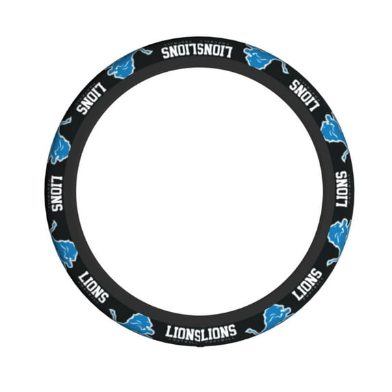 Detroit Team Round Elastic Steering Wheel Cover, Non-Slip And Anti ...