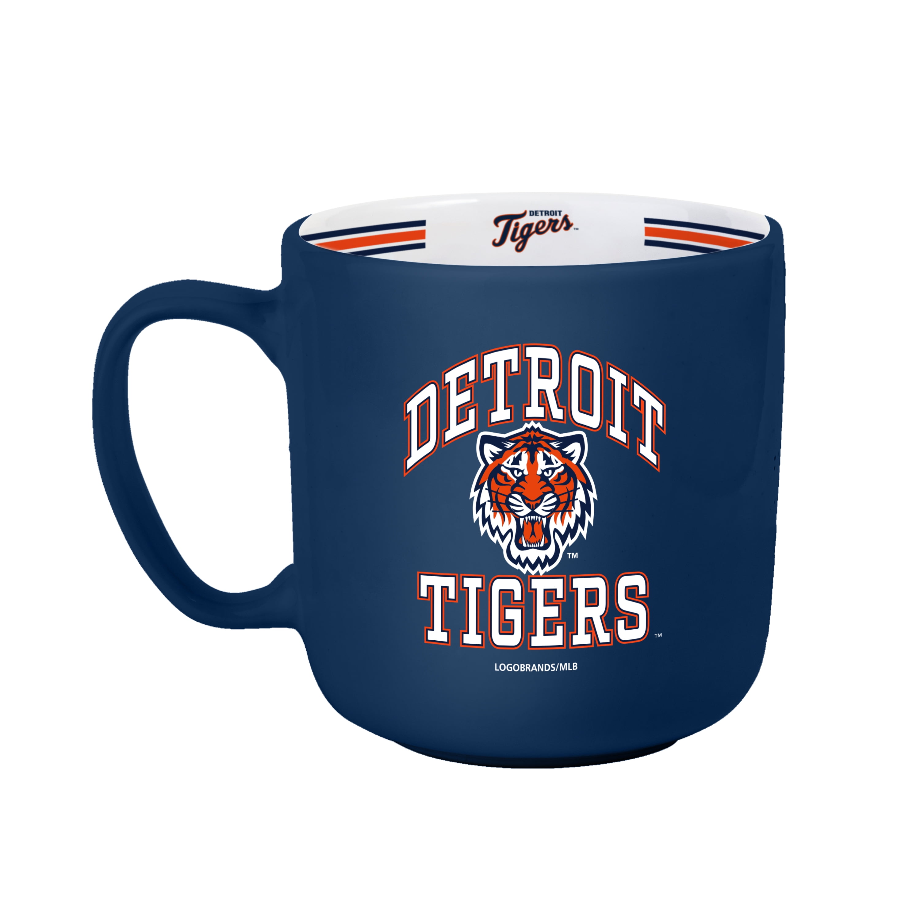 Detroit Tigers 15oz Stripe Mug - Walmart.com