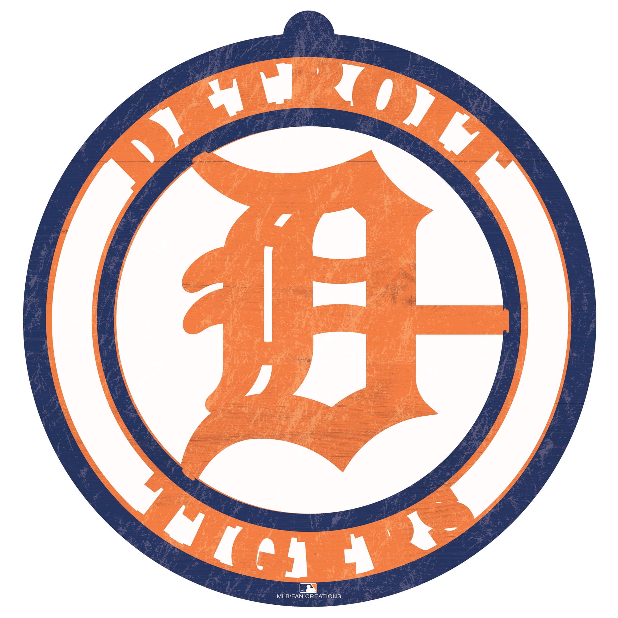 Detroit Tigers 16'' Team Color Logo Cutout - Walmart.com