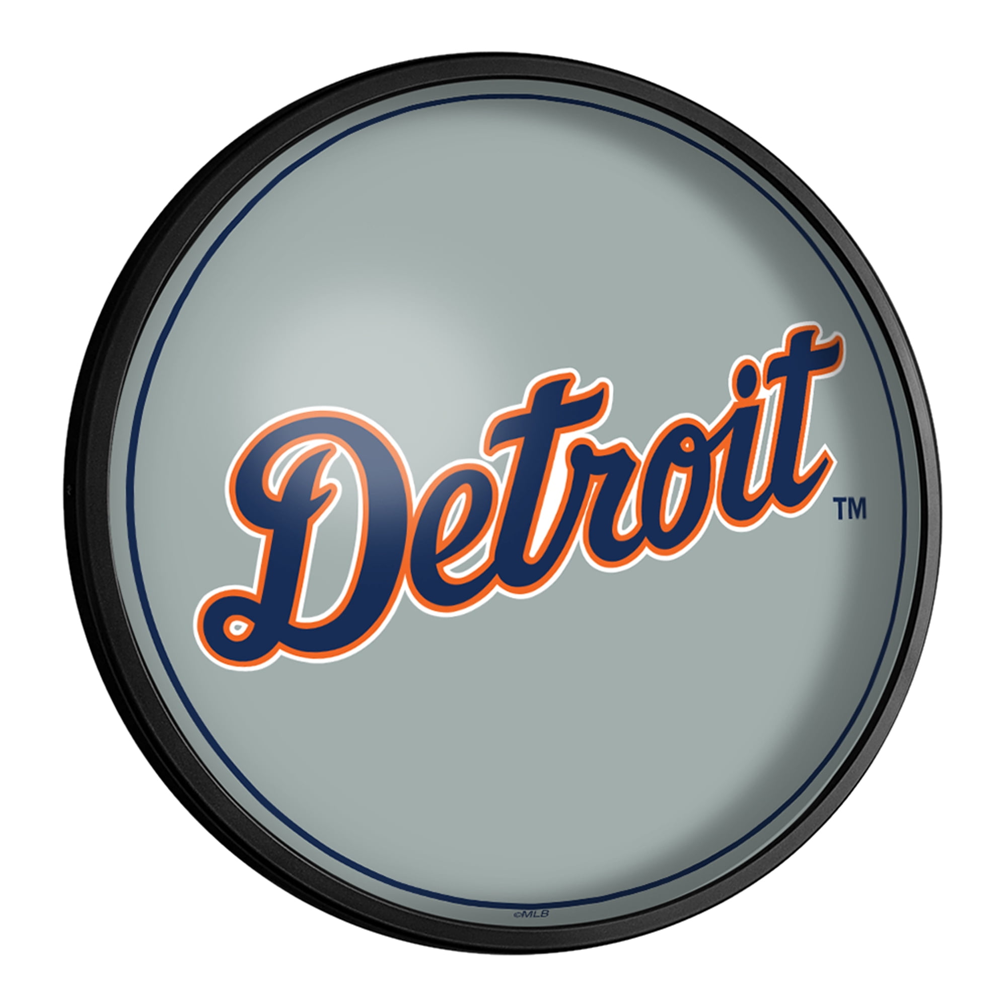 Detroit Tigers Mascot 18'' Round Slimline Illuminated Wall Sign ...
