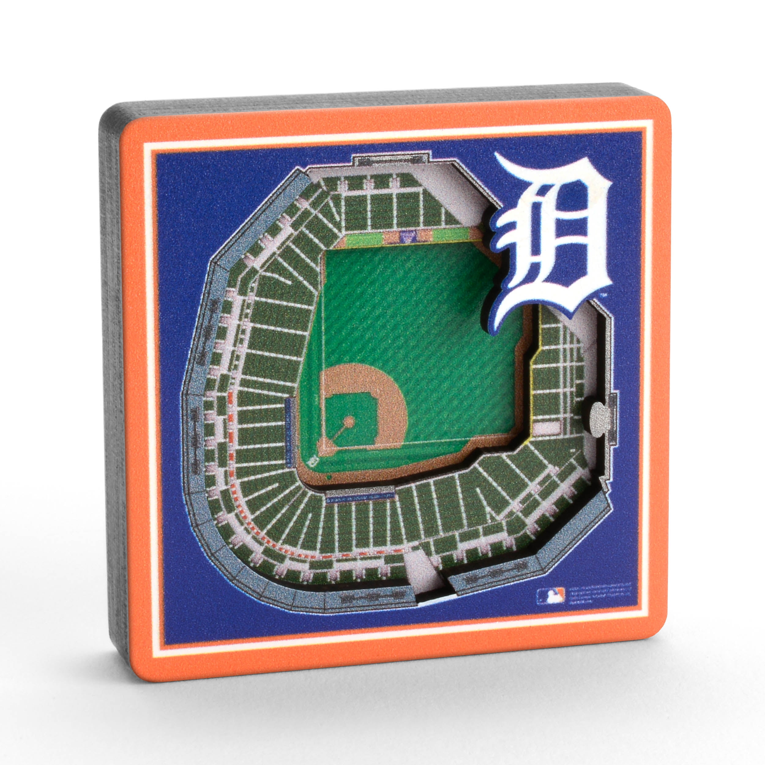Detroit Tigers 3D Stadium View Fridge Magnet Mini Replica - Walmart.com