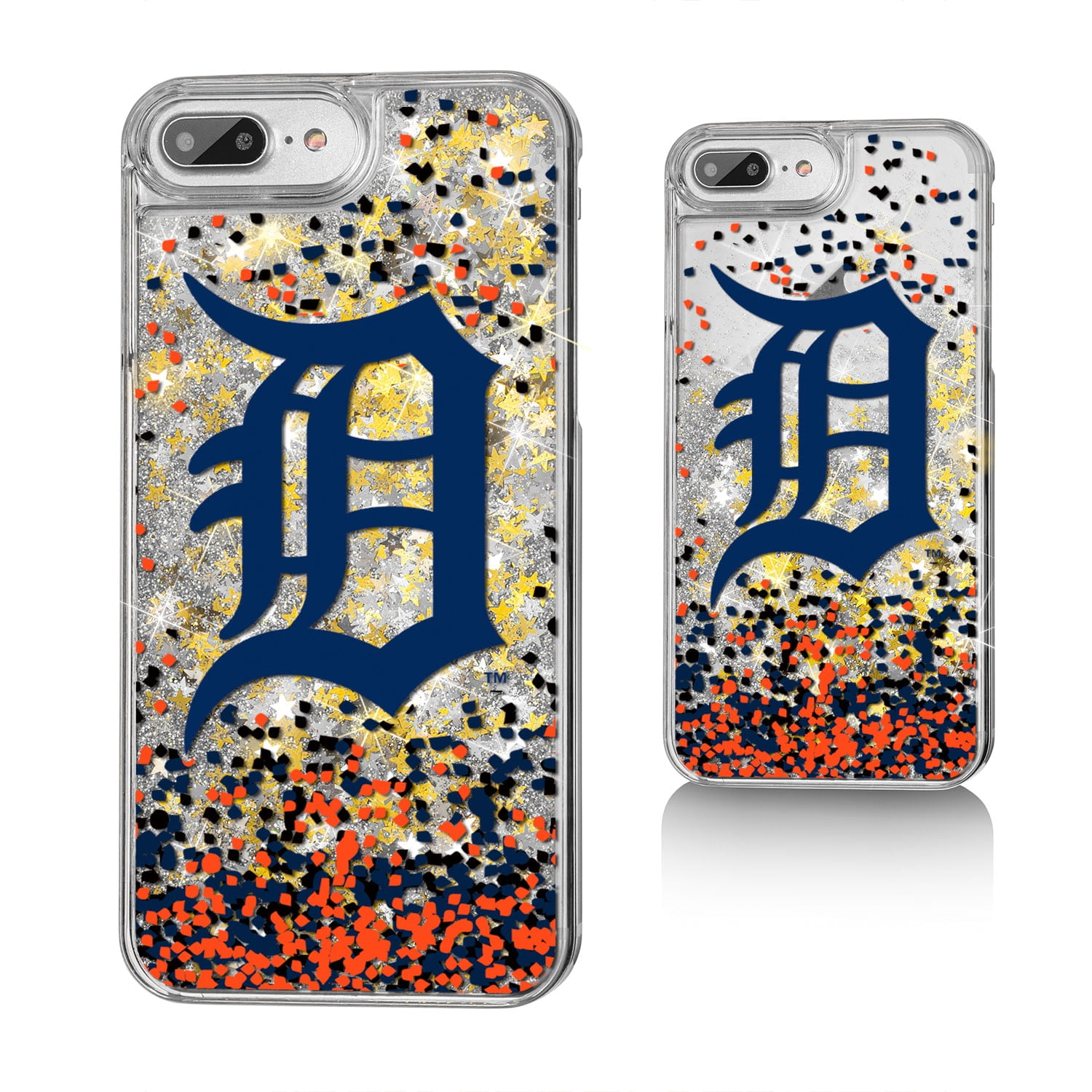 Detroit Tigers iPhone 6 Plus/6s Plus/7 Plus/8 Plus Sparkle Gold Glitter ...