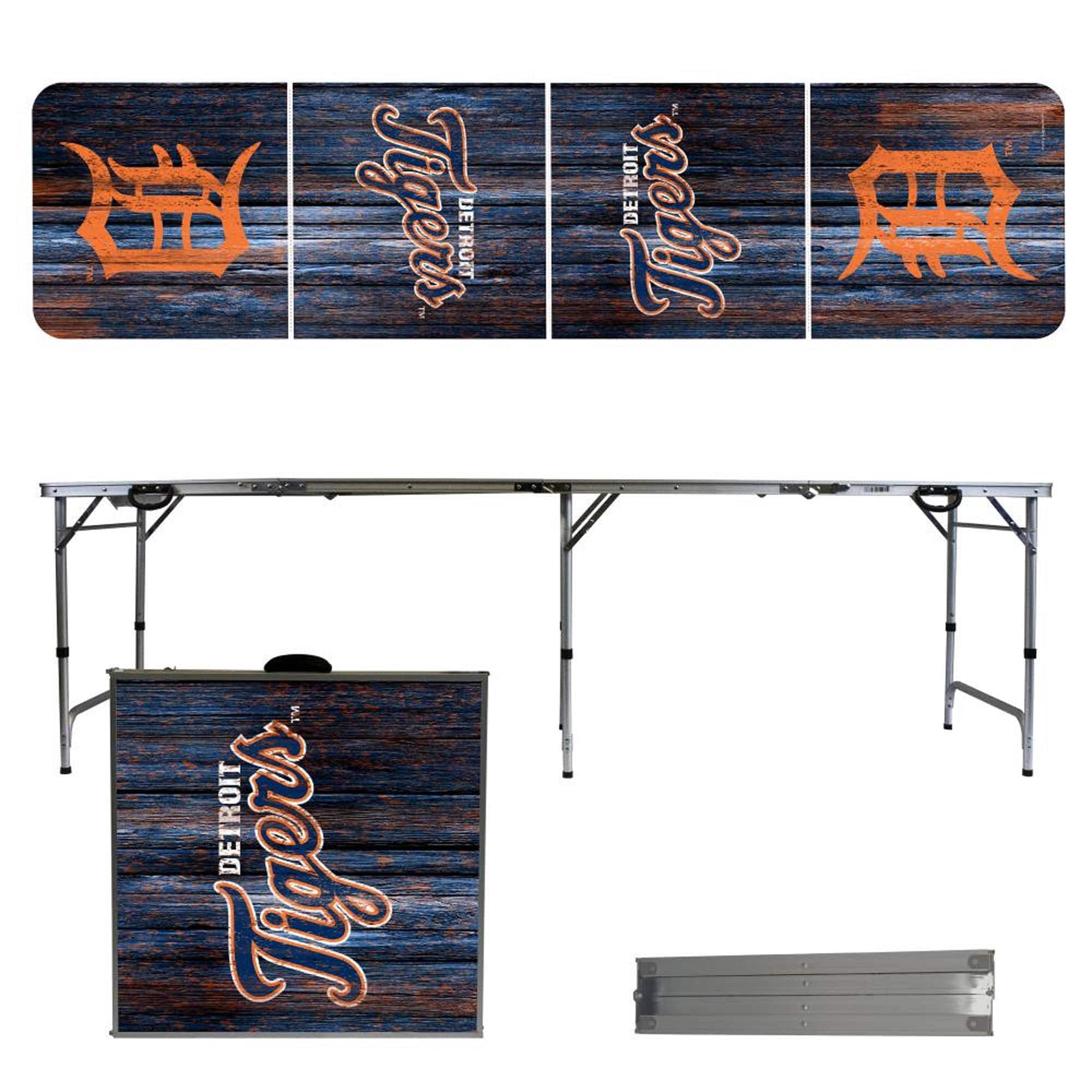 Yankees Tailgate Victory Tailgate Ncaa 8x2 Foldable Tailgate Table With ...