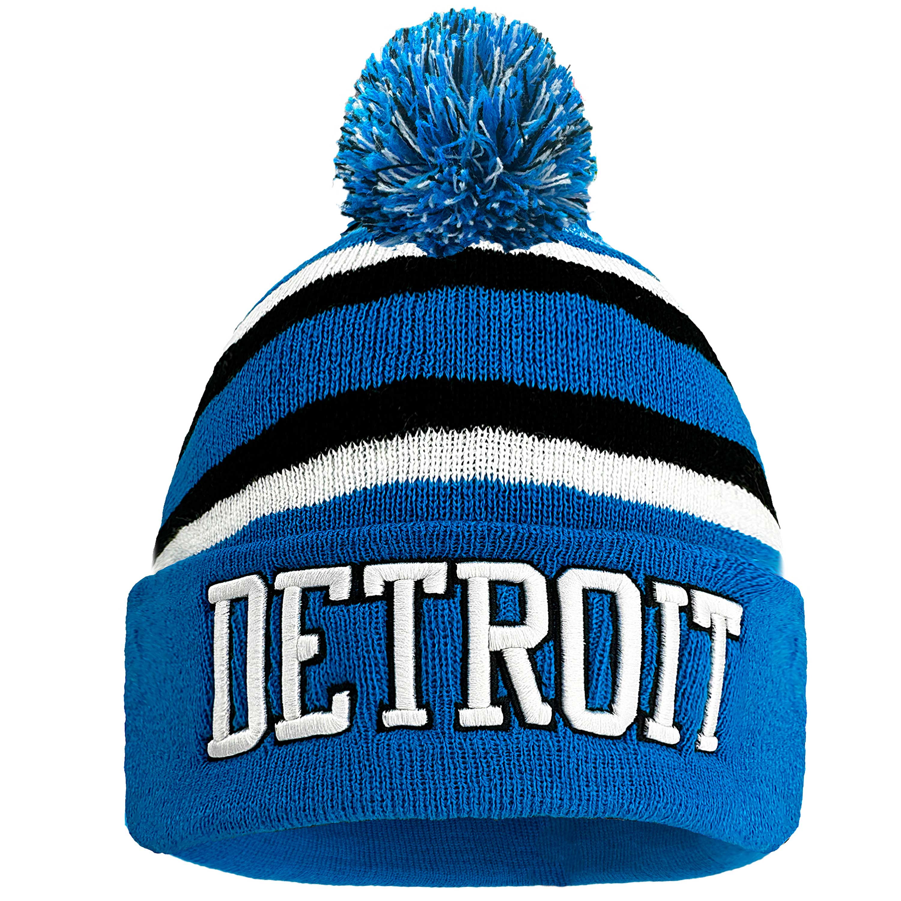 Detroit Winter Cities Beanie Hat Football Knit Cap Sport Fans Fashion ...