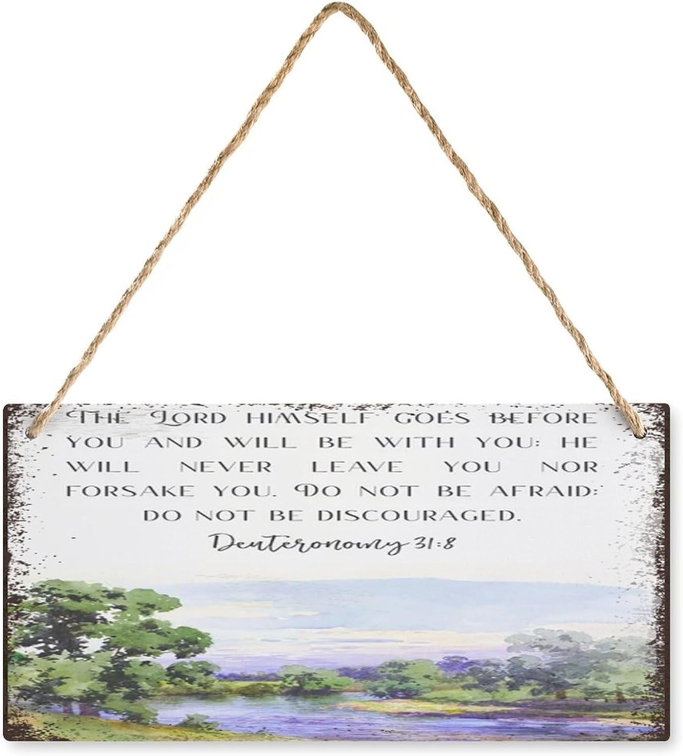 Deuteronomy 31：8,bible Verse Inspirational Wall Decor,Decorative ...
