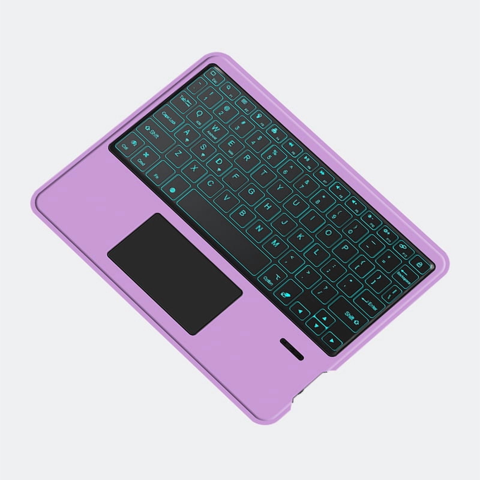 Deutsch Wireless Bluetooth Backlight Touchpad Keyboard For Phone iPad ...