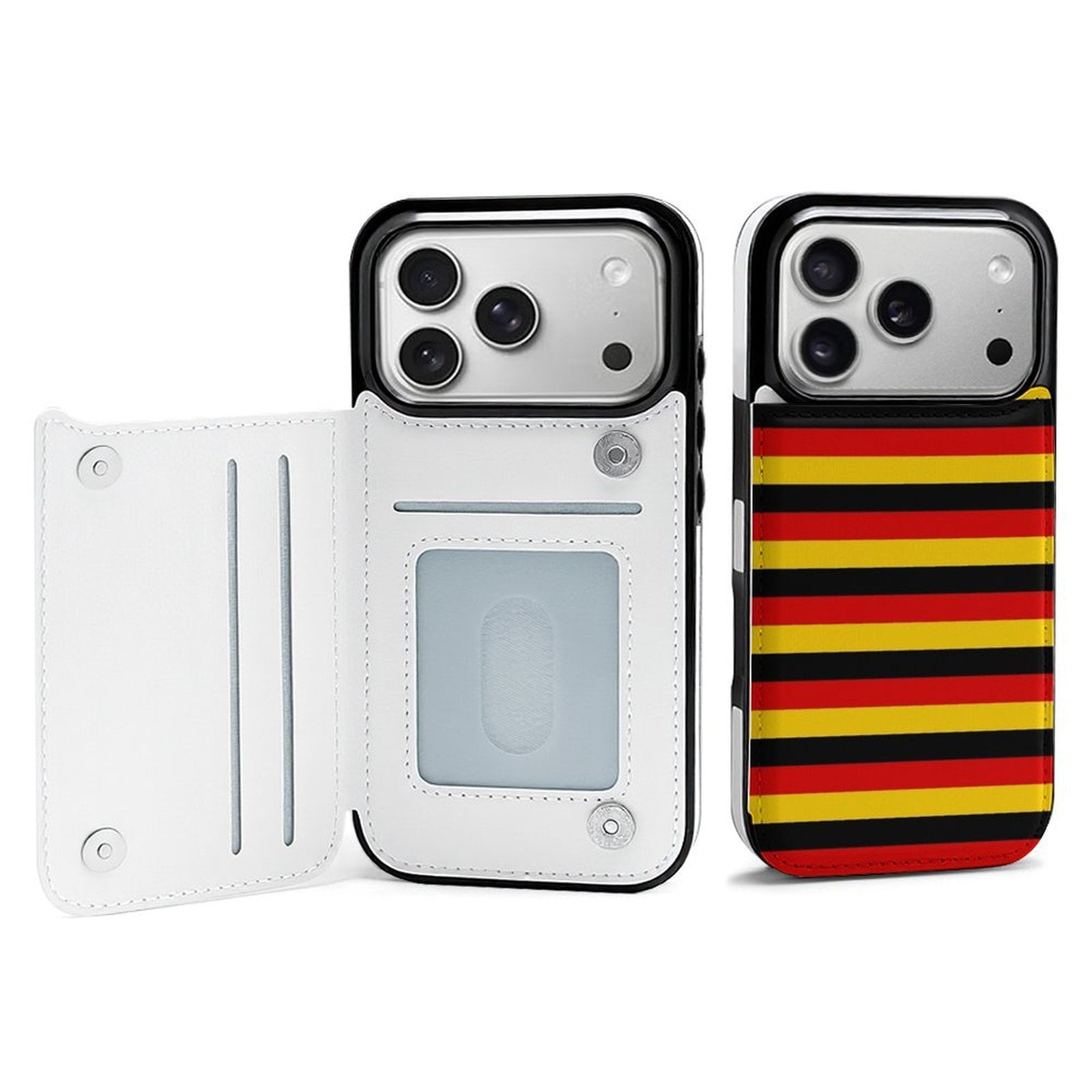 Deutsche Flagge Germany Flag Leather Wallet Case for iPhone 12 mini ...