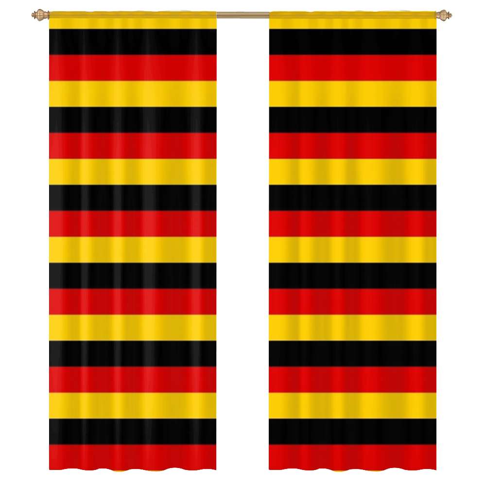 Deutsche Flagge Germany Flag Sheer Voile Curtain Window Tulle Curtains ...