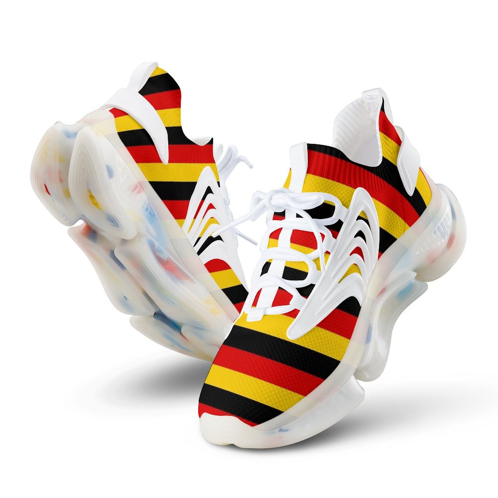 Deutsche Flagge Germany Flag Walking Shoes for Men Woman Lightweight ...