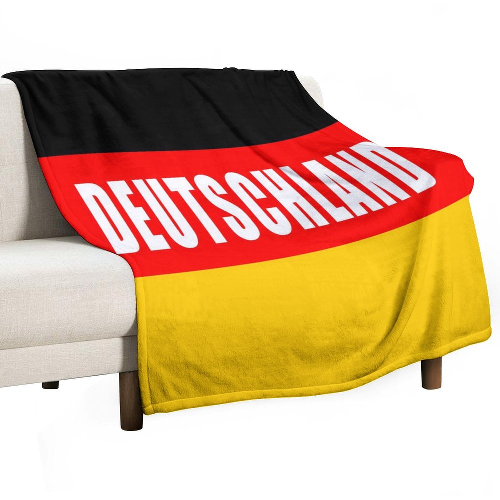 Deutschland Flag Of German Germany Super Soft Blanket Flannel Throw ...