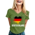 Deutschland Germany Vintage Flag Proud German T-Shirt Germany Heart ...