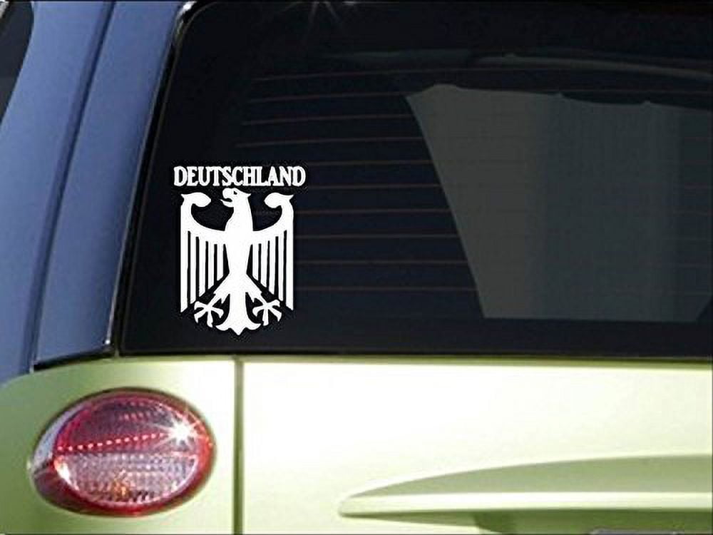 Deutshland Golden Eagle *I099* 8" Sticker decal german coat of arms ...