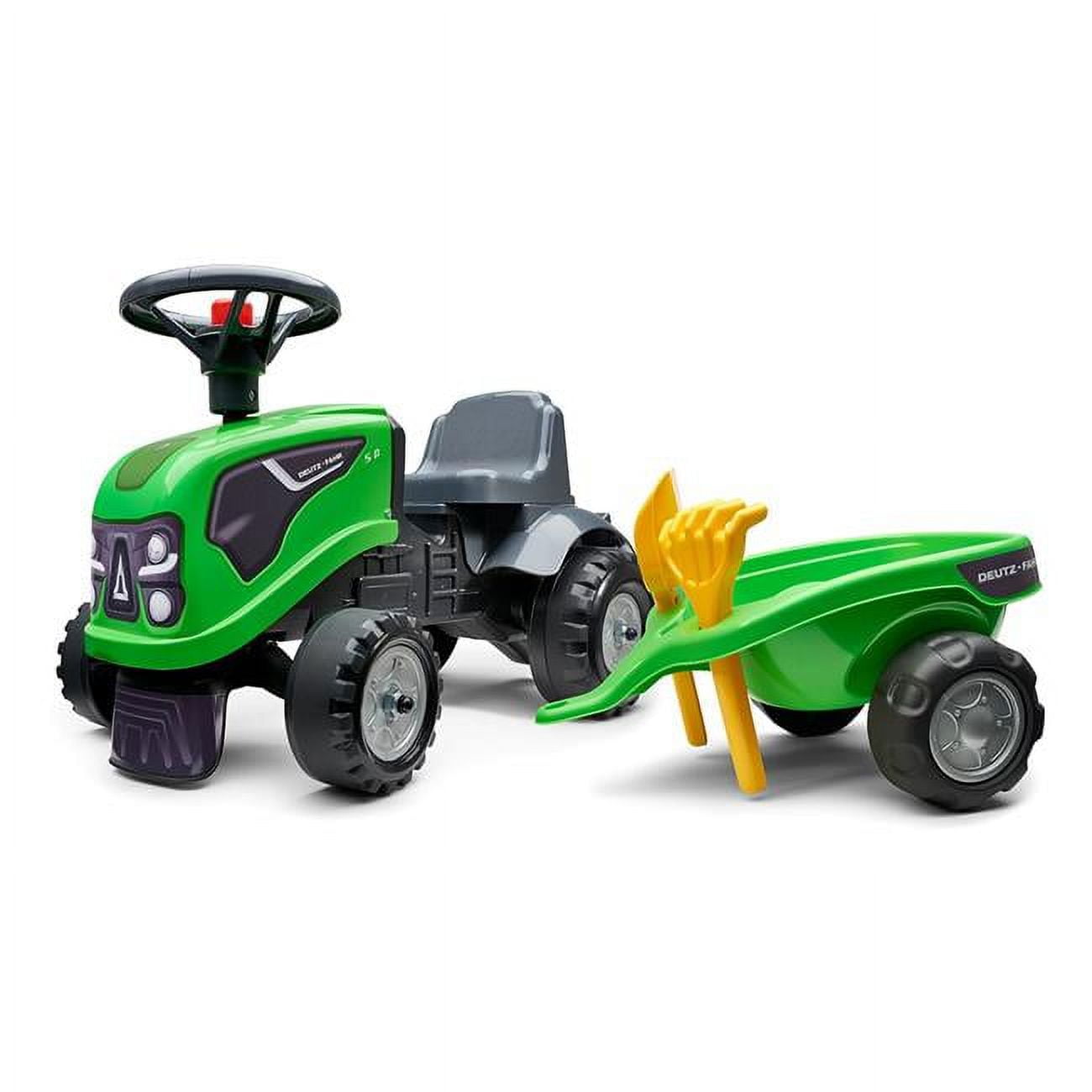 Deutz-Fahr FA230C Ride-On & Push-Along Kids Tractor with Trailer - Plus ...