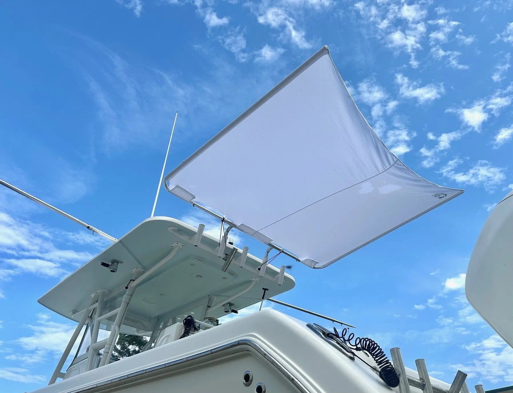 Dev Fishing 7' x 6' Duel Insert Fabric Boat Shade Canopy Top Cover 2.0 ...