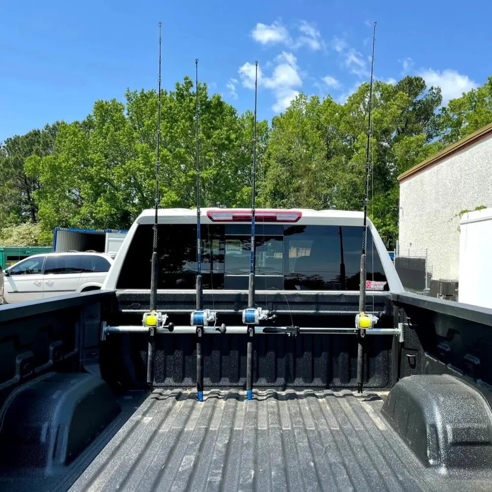 Dev Fishing RB 100 Truck Bar Bed Fishing Rod Pole Adjustable Holder ...