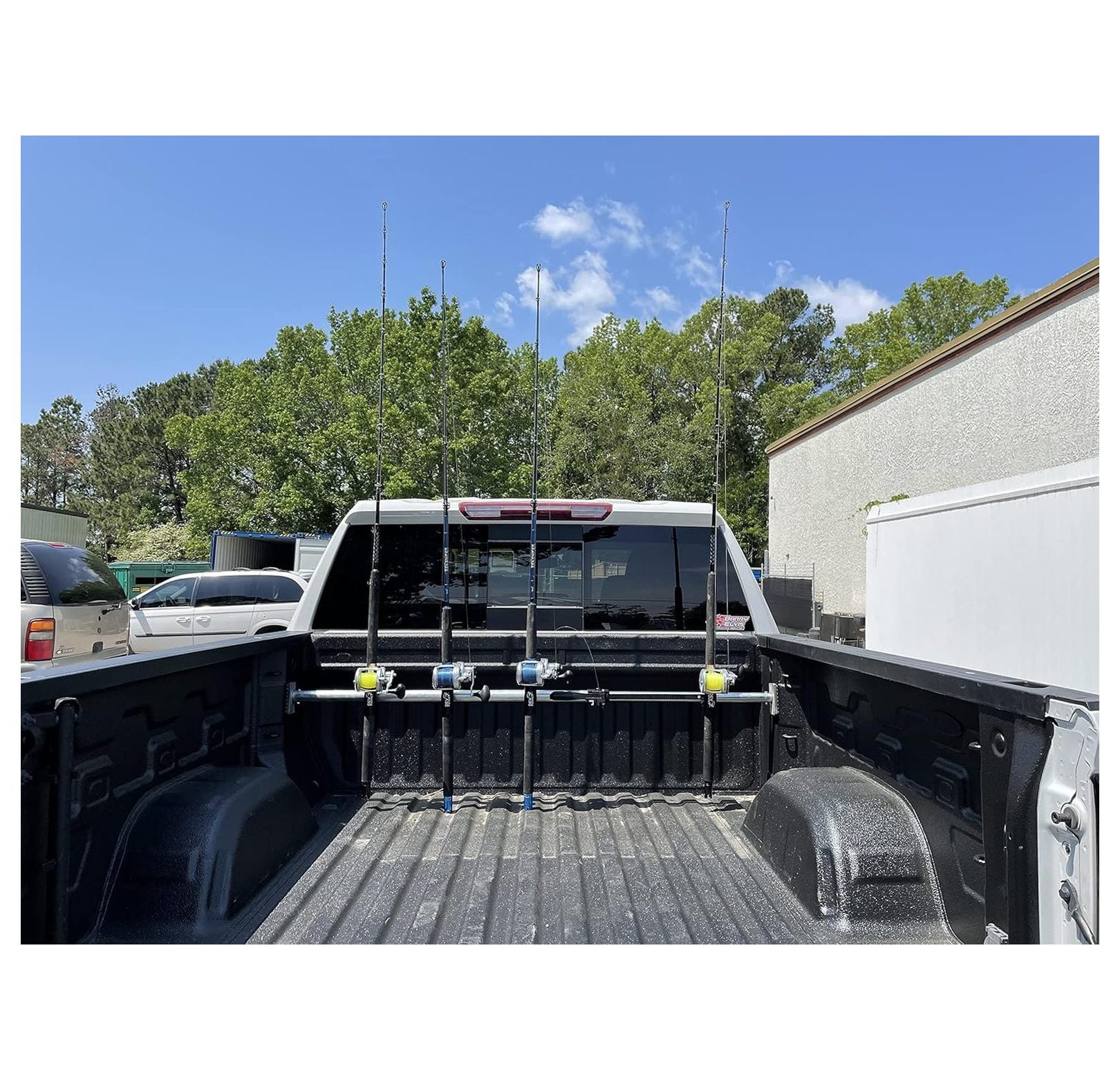 Dev Fishing RB 100 Truck Bed Aluminum Adjustable Rod Rack Pole Holder x4 - Walmart.com