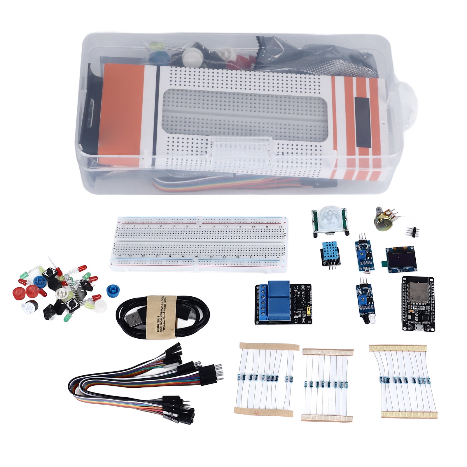 Dev Kit: WiFi, LEDs, Sensors More, Complete Maker Starter Pack ...