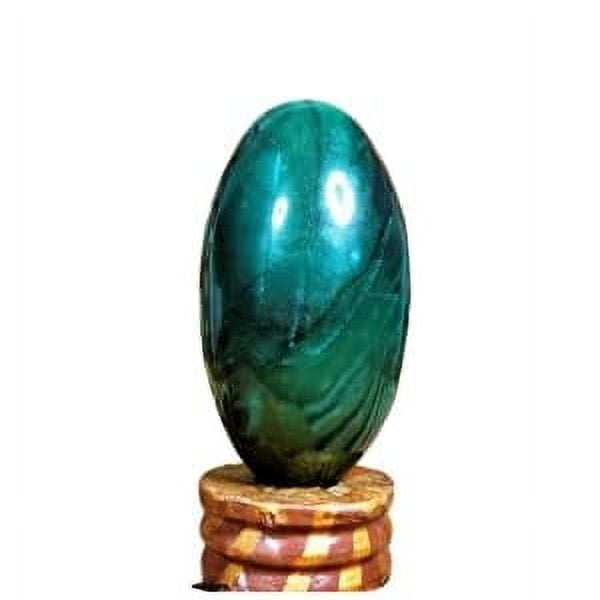 DevLink 100% Natural "A Grade" Margaj Lingam Green Jade Crystal ...