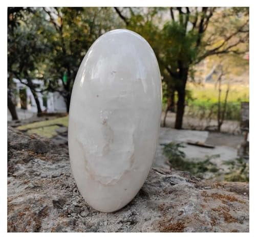 DevLink AA+ Natural Rock Quartz Crystal Shiva Lingam - Himalayan Milky ...