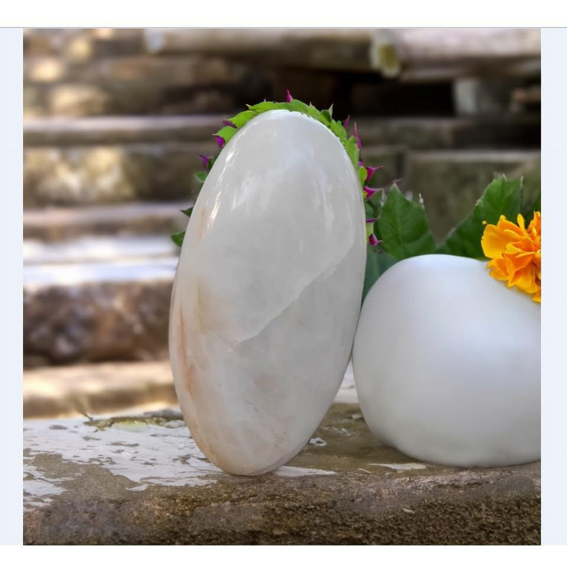 DevLink AAA Natural Genuine Quartz Crystal Lord Shiva Lingam Milky ...