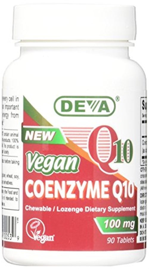 Deva Vegan Coenzyme Q10-100mg 90 Tabs - Walmart.com