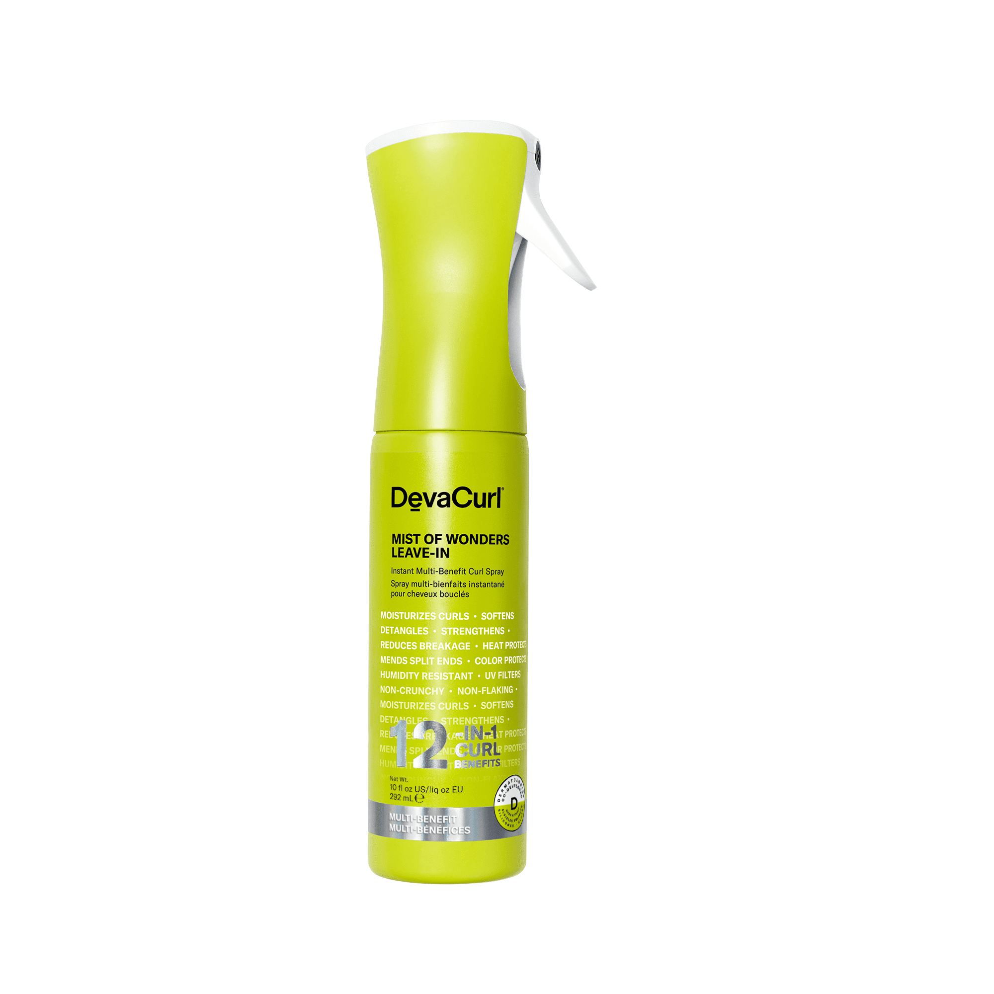 DevaCurl Free Hair Spray, Mist of Wonders Leave-In Curl Spray - 10 oz ...