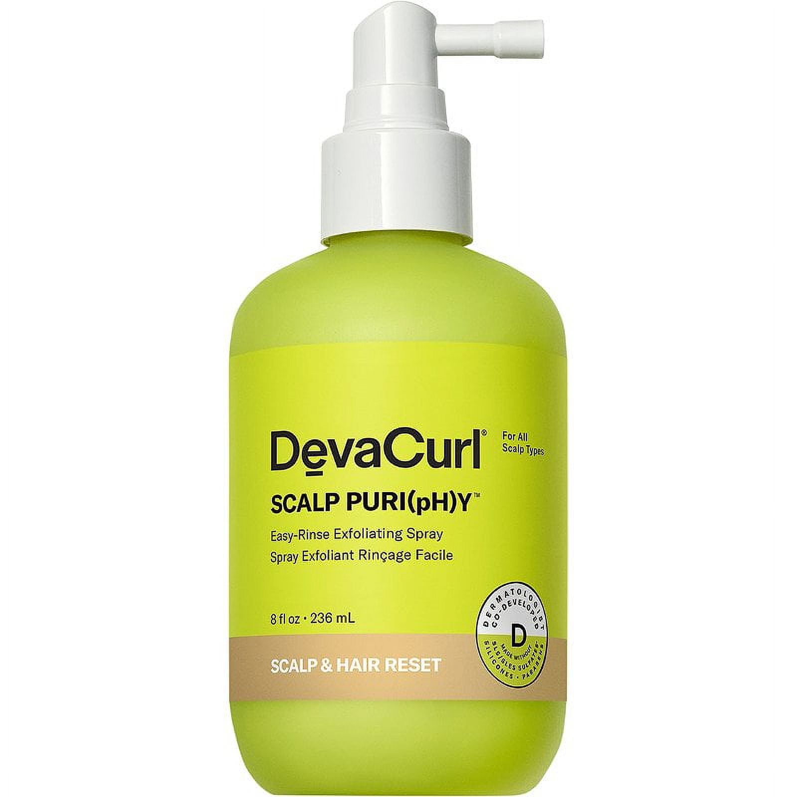 DevaCurl Scalp Puri(Ph)Y Easy-Rinse Exfoliating Spray 236ml/8oz - Walmart.com