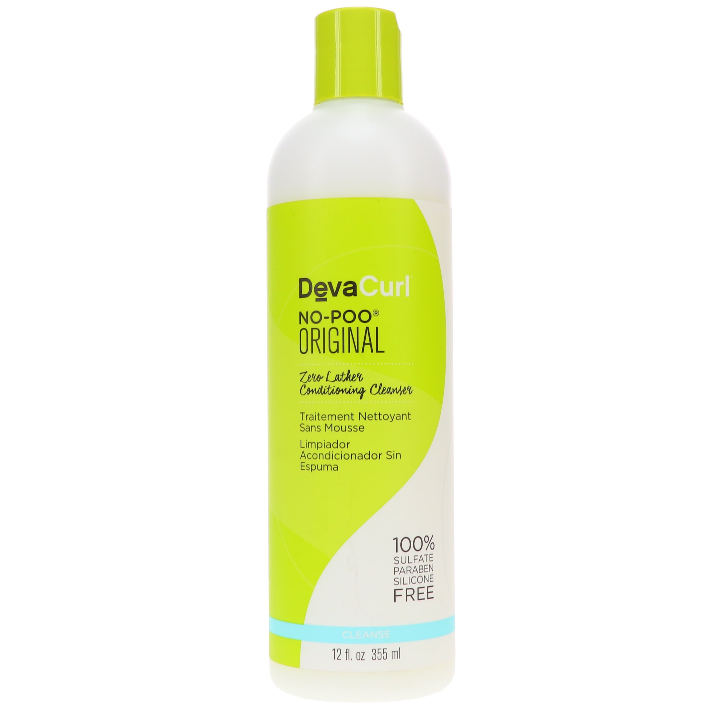 Devacurl Moisturizing No-Poo Original Cleanser, Gentle Non-Foaming ...