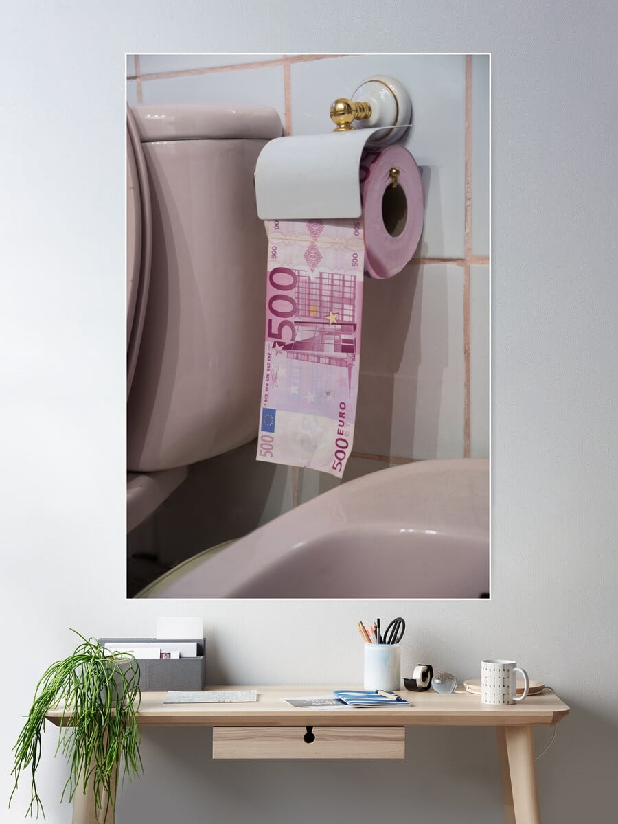 Devalueing The Euro Poster Wall Art, Modern Wall Decor For Living Room ...