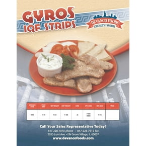 Gyro Meat Slices