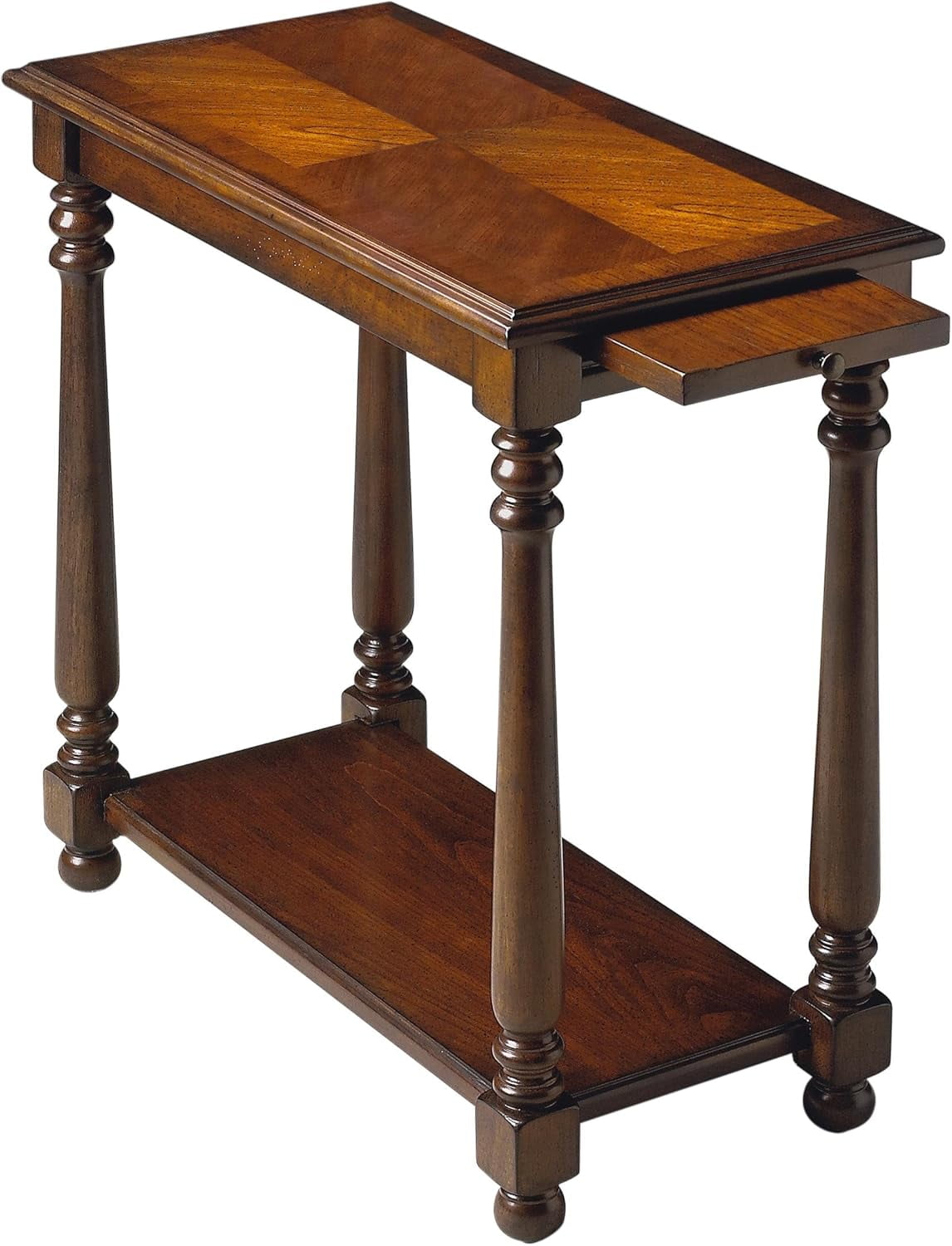 Devane Plantation Cherry Chairside Table - Walmart.com