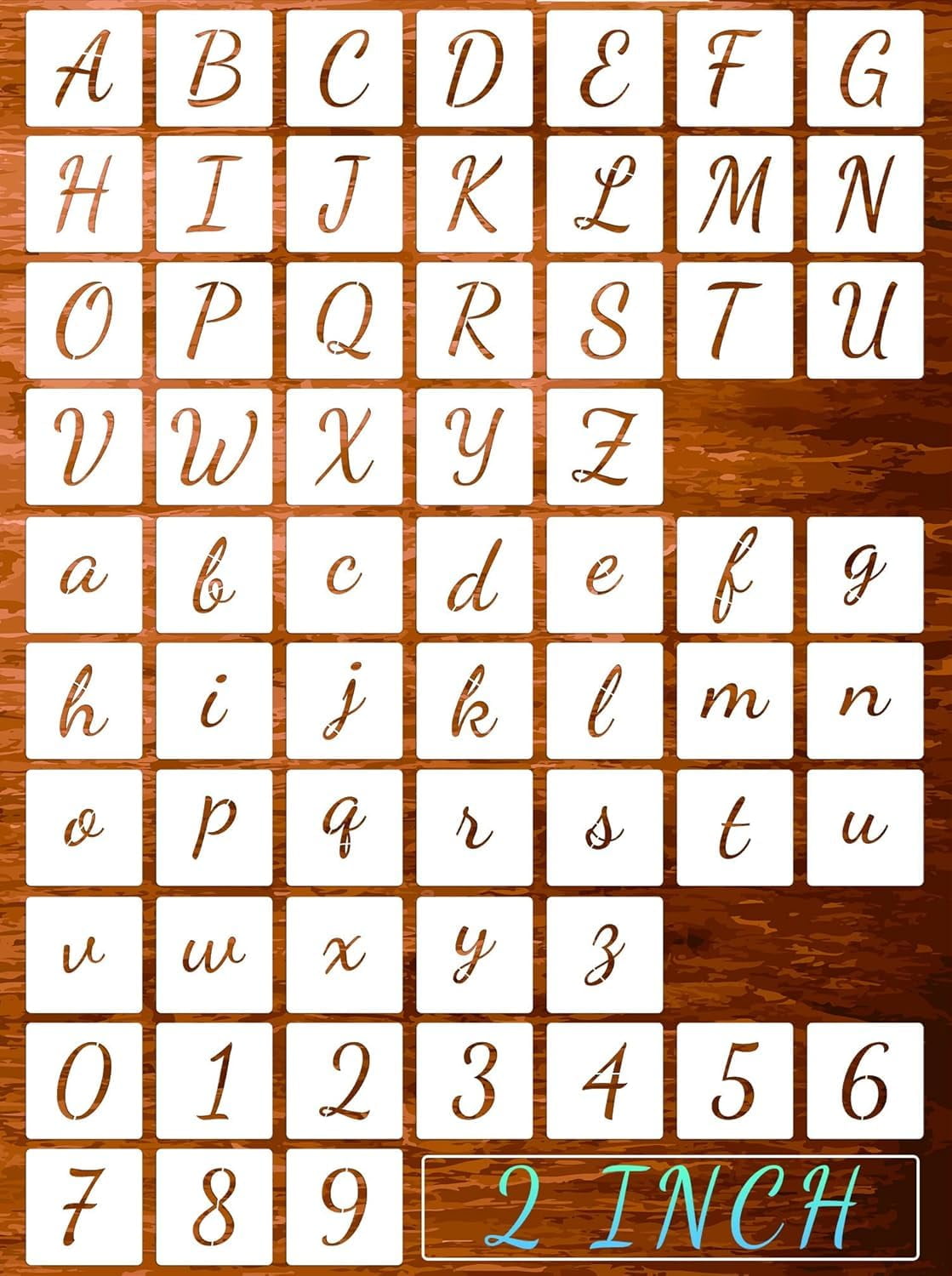 Devasya Crafts Letter t Stencils Calligraphy Stencil Letters Numbers ...