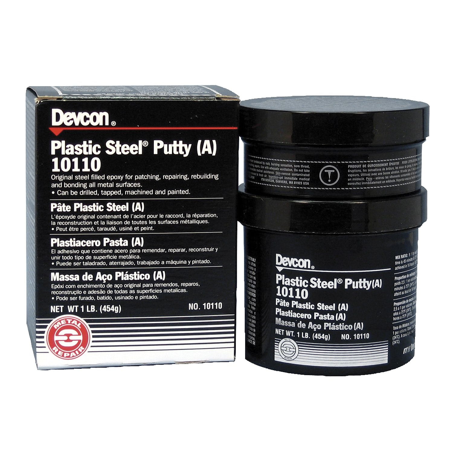 Devcon Epoxy Adhesive Bonding & Repair Sealing Compound: 1lbs Plastic ...