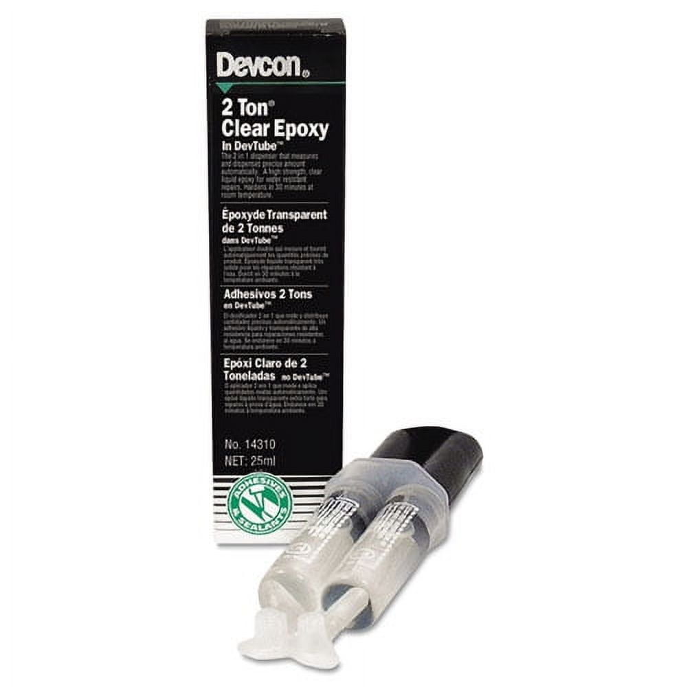 Devcon 31345 2 Ton Clear Epoxy, 25 ml - Walmart.com