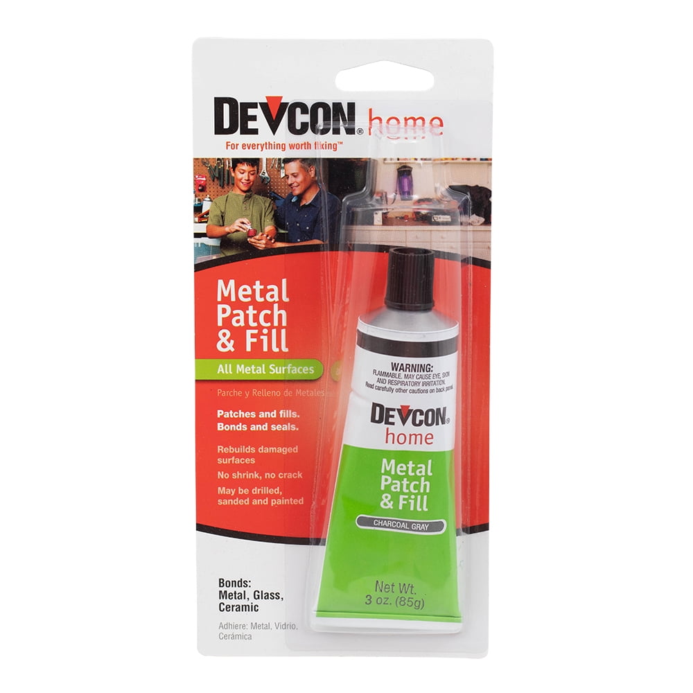 Devcon Home Heat Tab Glue Charcoal Gray Colored Adhesive 3-OZ. Tube For ...