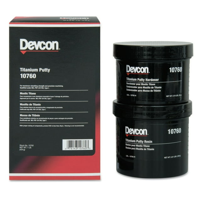 Devcon Titanium Putty, 1 lb Can - Walmart.com