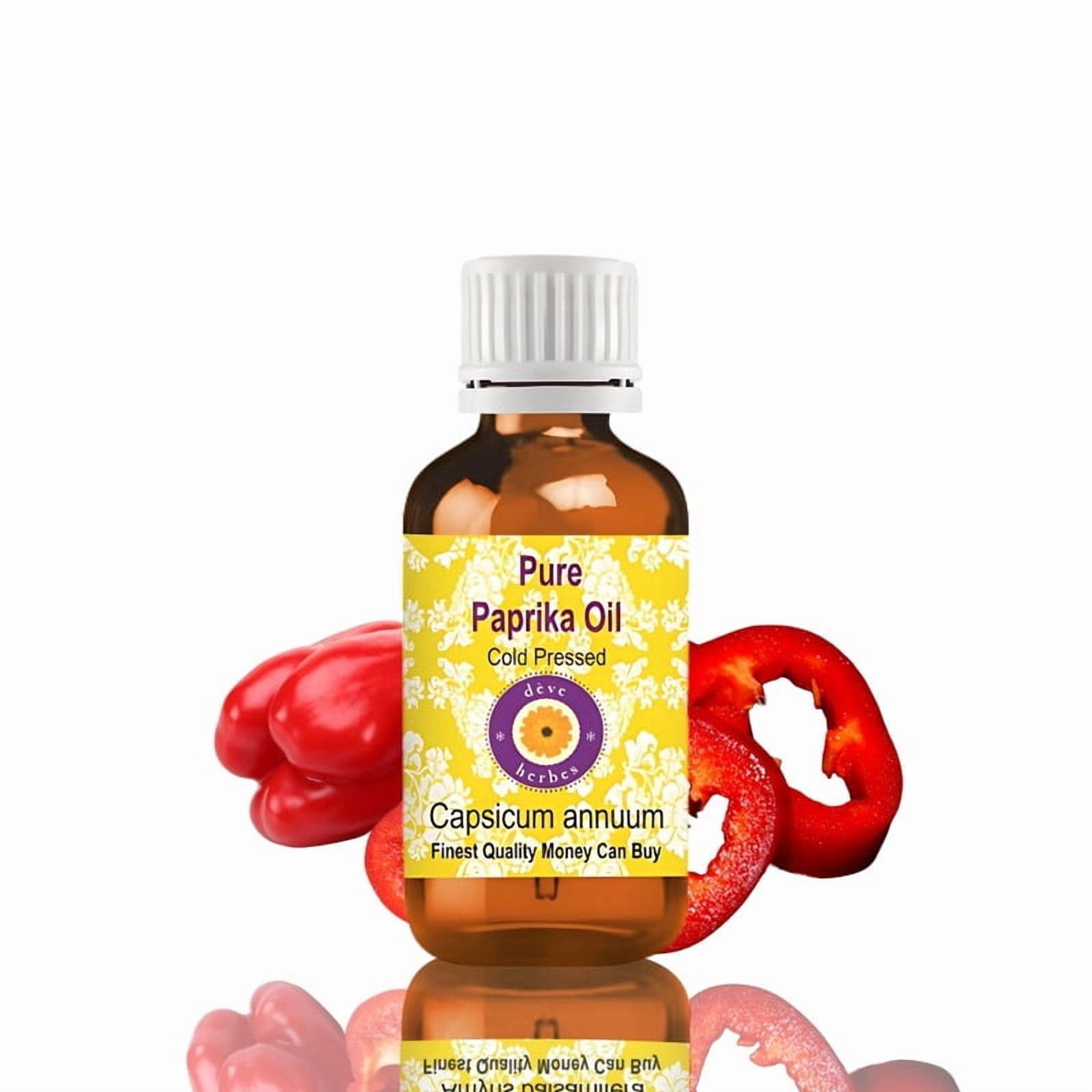 Deve Herbes Paprika Oil (Capsicum annuum) - 5ml (0.16 FL Oz ) - 100% ...