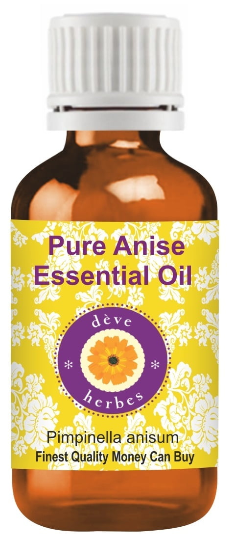 Deve Herbes Pure Anise Essential Oil (Pimpinella anisum) Natural ...