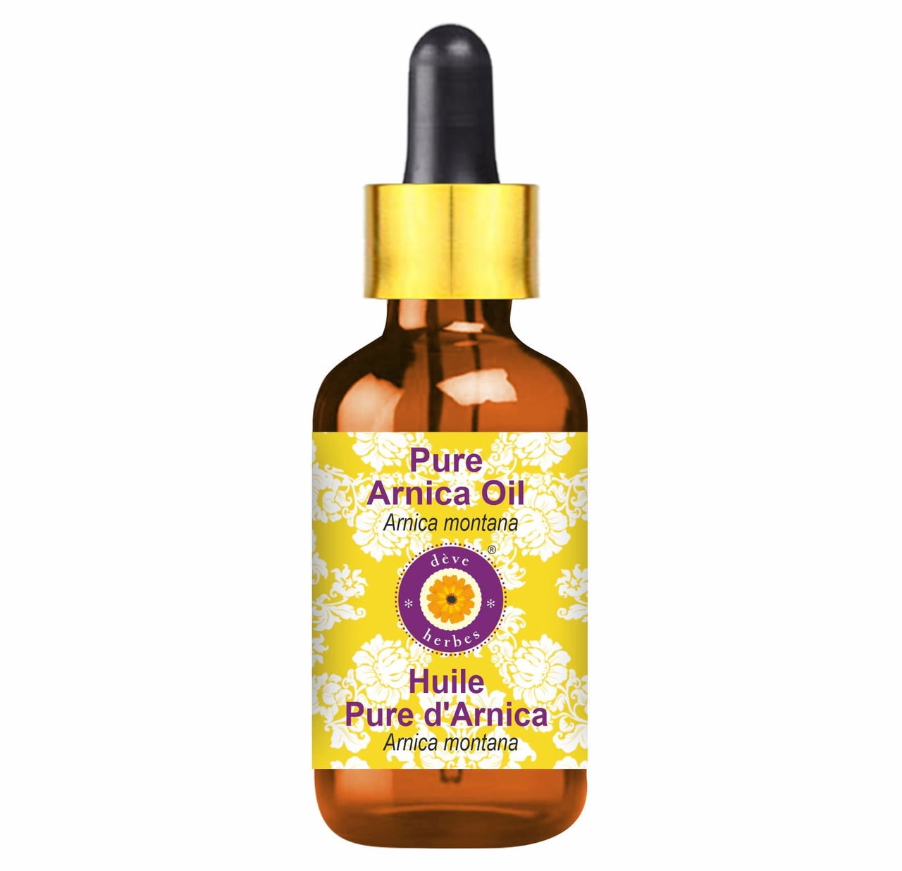 Deve Herbes Pure Arnica Oil (Arnica montana) Natural Infused Botanical ...