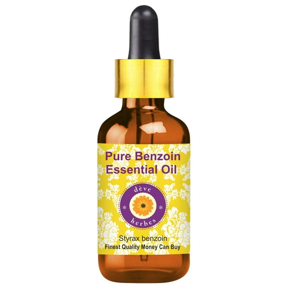 Deve Herbes Pure Benzoin Essential Oil, Natural Therapeutic Grade ...