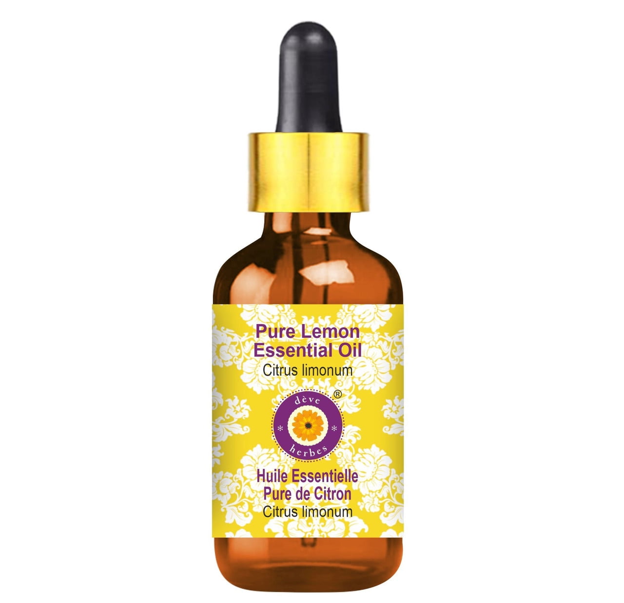 Deve Herbes Pure Lemon Essential Oil (Citrus limonum) Steam Distilled ...