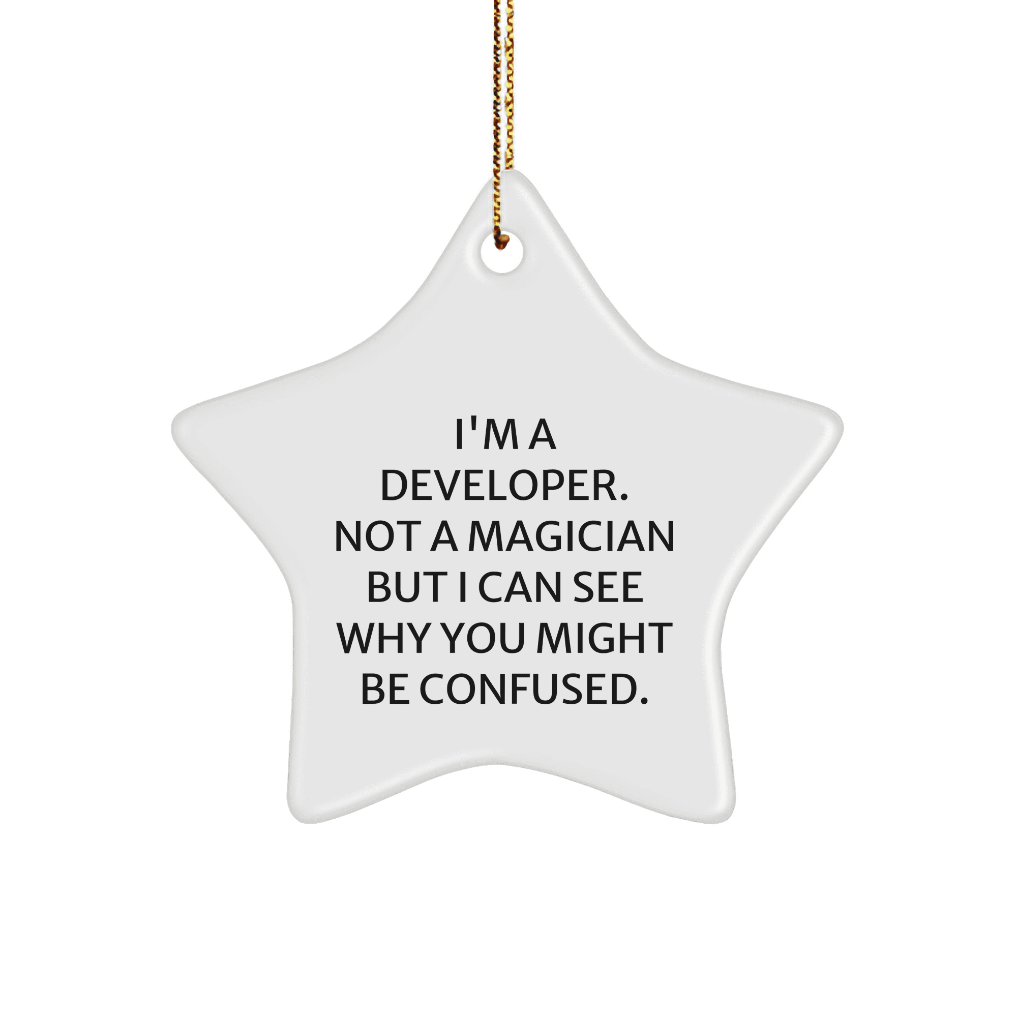 Developer Gifts from Friends, 'I'm A Developer. Not A Magician But I ...