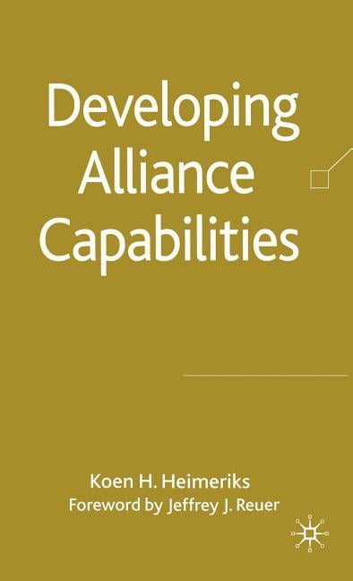 Developing Alliance Capabilities, (Hardcover) - Walmart Business Supplies