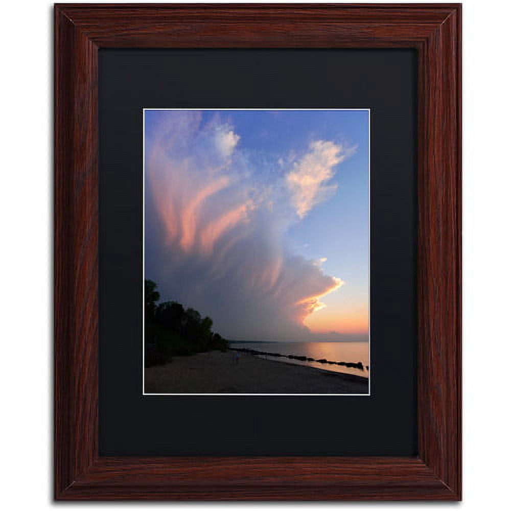 "Developing Sunset Storm" Canvas Art by Kurt Shaffer Black Matte, Wood ...