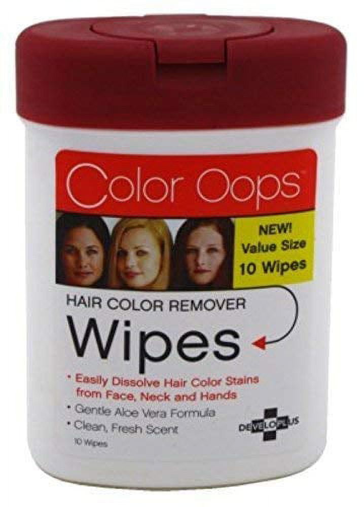 Developlus Color Oops Color Remover Wipes 10 Count (2 Pack) - Walmart.com