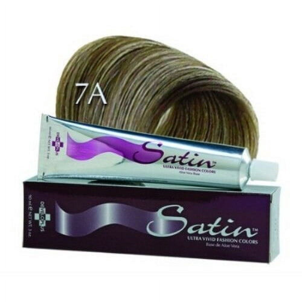 Developlus Satin Semi Permanent Hair Color, 7A Ash Blonde, 3 Oz, 3 Pack ...