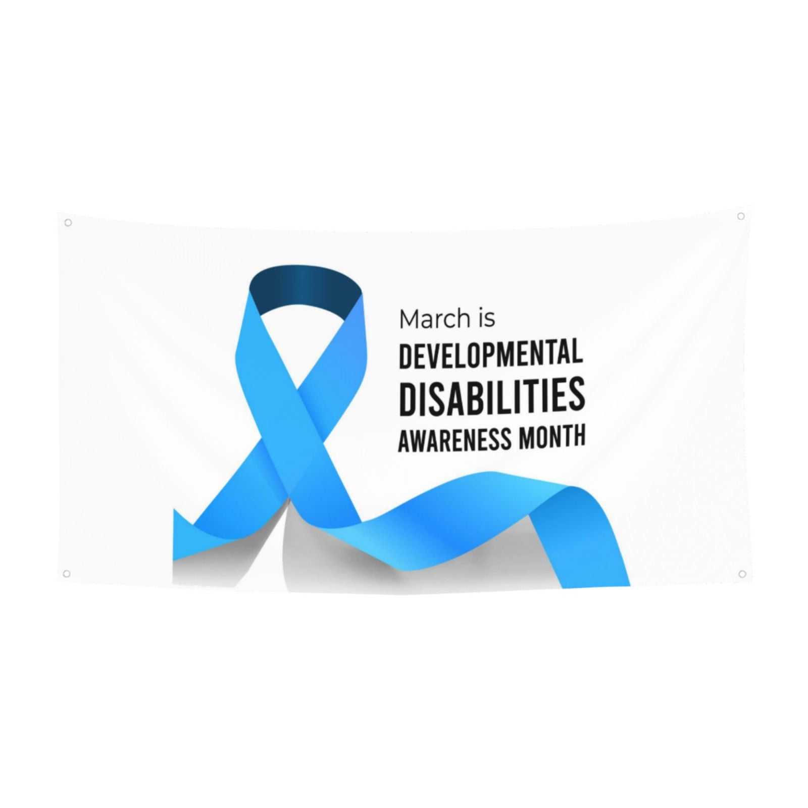 Developmental Disabilities Awareness Month Banner Backdrop Flag ...